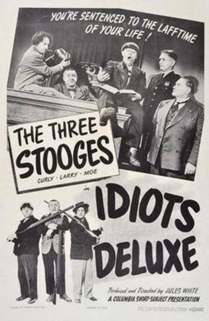 THE THREE STOOGES - Idiots De Luxe (VHS 1993) Slapstick Comedy £8.84 ...