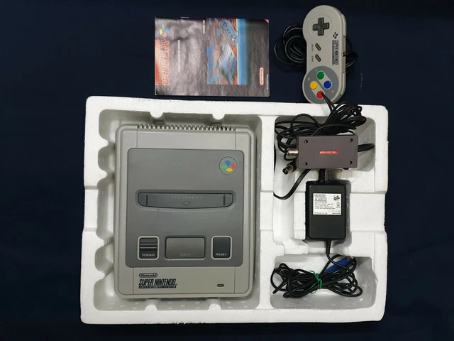 CONSOLE SUPER NES (pal) control deck SNSP 001a(frg) con scatola SUPER ...