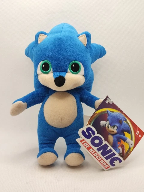 SEGA BABY SONIC the Hedgehog Movie Soft Plush Toy w/ Tag - Jakks ...