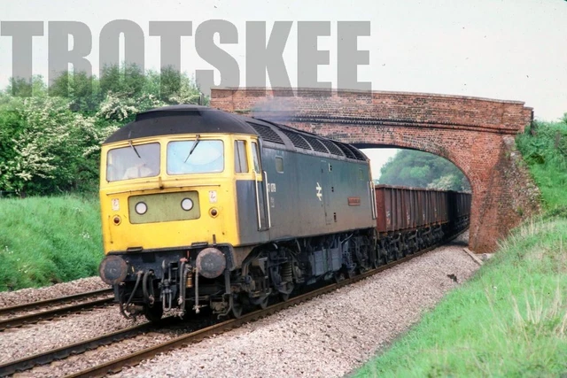 35MM SLIDE BR British Railways Diesel Loco Class 47 47079 Midgham 1981 ...