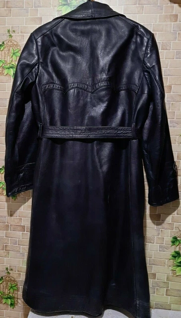 VINTAGE WOMEN USSR military KGB NKVD leather coat uniform Stalin Era ...