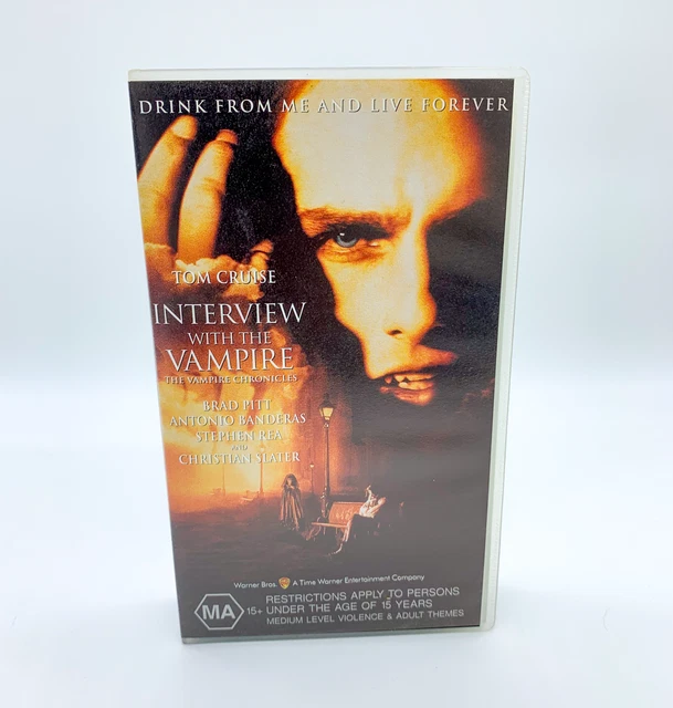 INTERVIEW WITH THE Vampire, Tom Cruise, VHS Tape, Vintage Video Movie ...