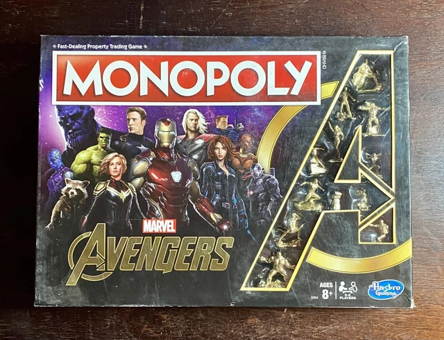 MONOPOLY MARVEL AVENGERS Golden Endgame Special Edition Collection ...