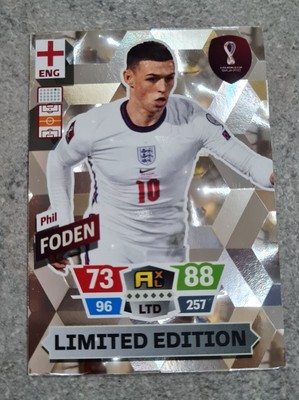 CARDS ADRENALYN FIFA World Cup To Qatar 2022 Phil Foden Limited Edition ...