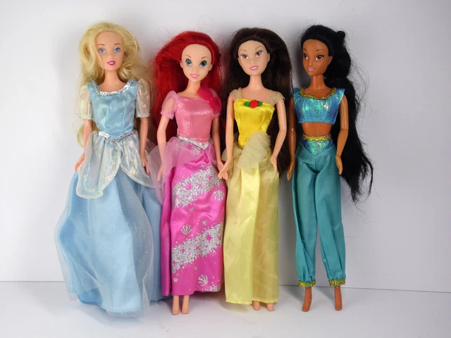 VINTAGE SIMBA DISNEY Princess Doll Bundle Cinderella Ariel Jasmine ...