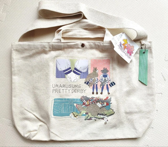 UMA MUSUME PRETTY Derby Tote Bag Rivals Best Friends 2WAY Cotton 47cm £ ...