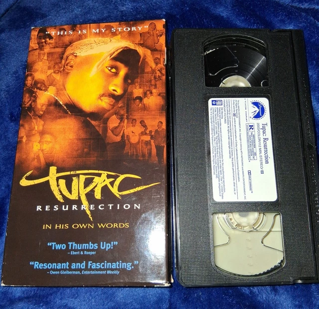 TUPAC: RESURRECTION VHS, 2004 Paramount Tupac Shakur Documentary Rated ...