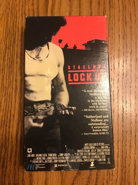 LOCK UP VHS 1989 Sylvester Stallone Donald Sutherland Crime Thriller £ ...