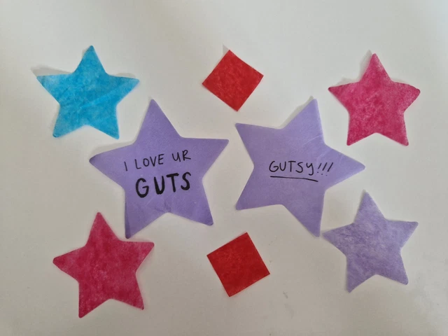 OLIVIA RODRIGO GUTS WORLD TOUR Konfetti Stars 2024 EUR 20,00 - PicClick IT
