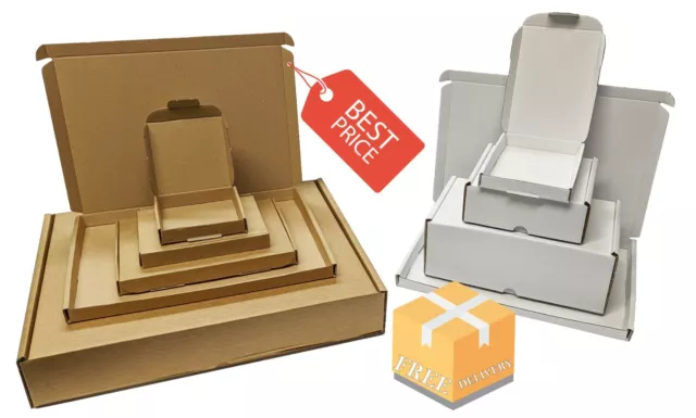 ROYAL MAIL PIP Large Letter Cardboard Postal Boxes C4 C5 C6 C7 DL FSC ...
