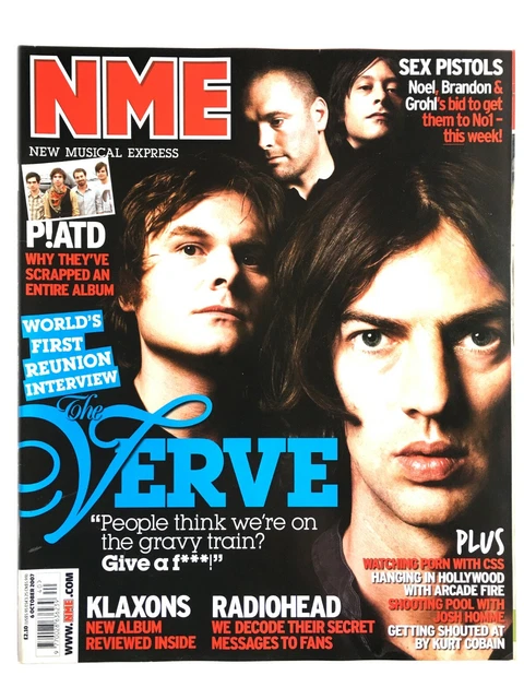 NME 6 OCTOBER 2007 The Verve, Radiohead, Sex Pistols, Arcade Fire, Kurt ...