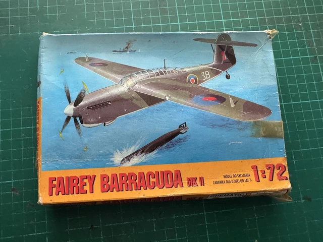 CHEMATIC FAIREY BARRACUDA Mk.II 1/72nd scale model kit £11.93 - PicClick UK
