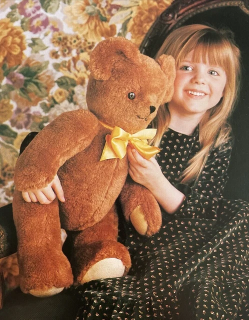 SEWING PATTERN JEAN Greenhowe Traditional teddy bear toy childrens 53cm ...