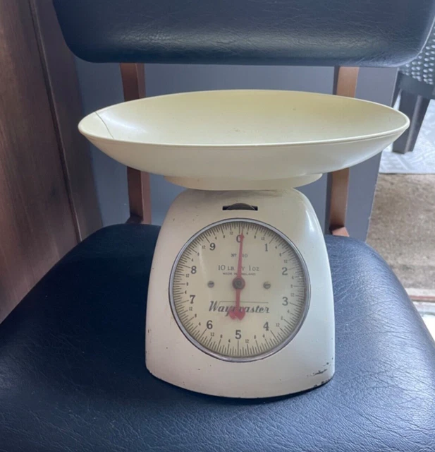 VINTAGE 1950'S-1960'S WAYMASTER No. 10 kitchen scales with bowl ...