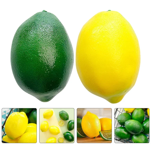 8 PIEZAS MODELO Limón Simulado Artificial Limón Modelado Escritorio EUR ...