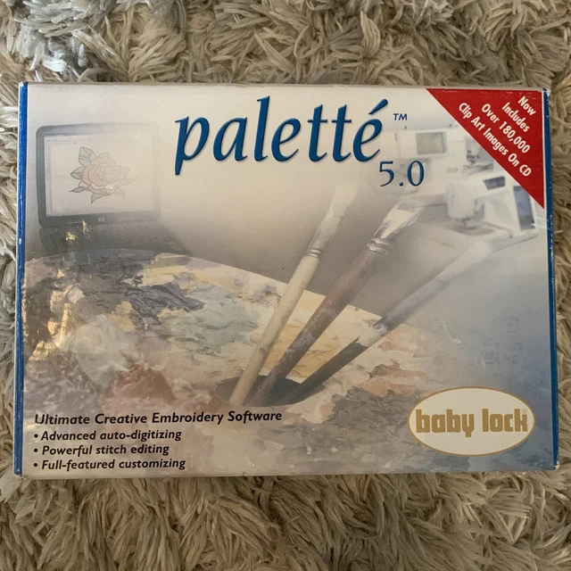 BABY LOCK UPGRADE for Version 5 - Palette Embroidery Software Version 5 ...