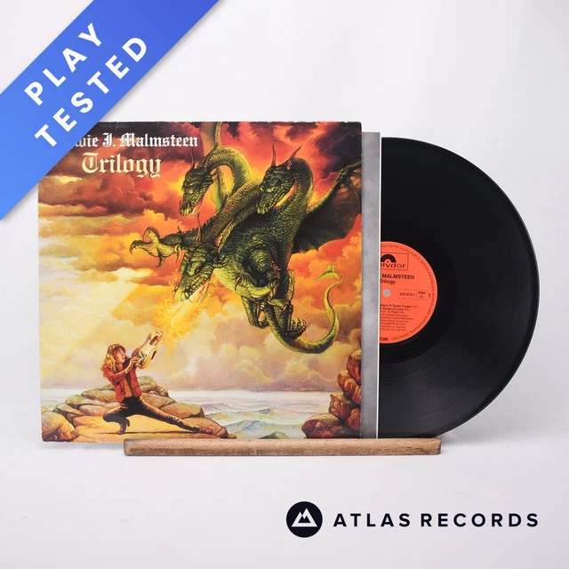 YNGWIE MALMSTEEN TRILOGY LP Album Vinyl Record 1986 831 073-1 Polydor ...