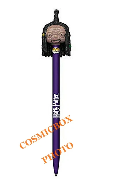 STYLO BIC HARRY POTTER tête de monstre noir dread topper head dre pen ...