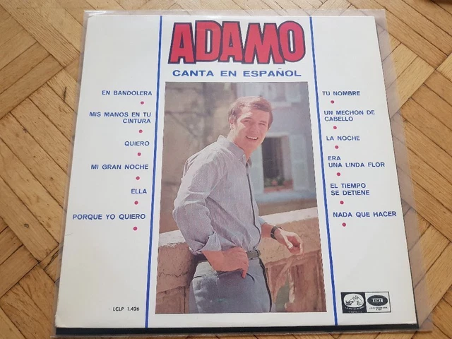 ADAMO - CANTA en espanol Vinyl LP SUNG IN SPANISH EUR 42,99 - PicClick FR