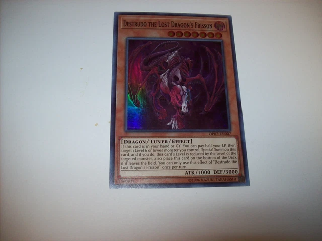 DESTRUDO THE LOST Dragons Frisson OP07-EN007 Super Rare Yugioh NM $34. ...