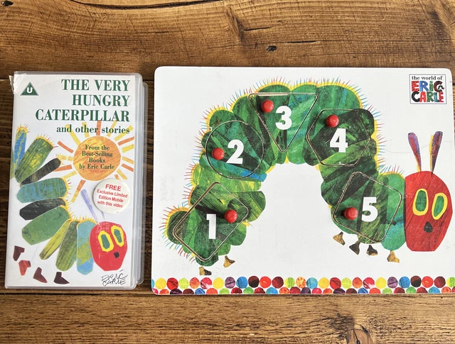 THE VERY HUNGRY Caterpillar VHS & Number Puzzle Bundle £7.99 - PicClick UK