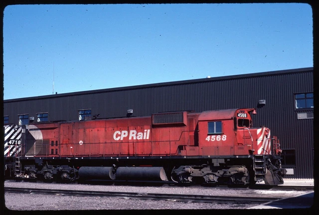 ORIGINAL RAILROAD SLIDE - CP Canadian Pacific 4568 St John NB 8-15-1982 ...