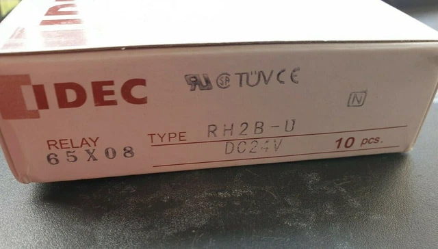 IDEC RH2B-U 24VDC Relay 10/Pk (R5S12.4B2) £50.78 - PicClick UK