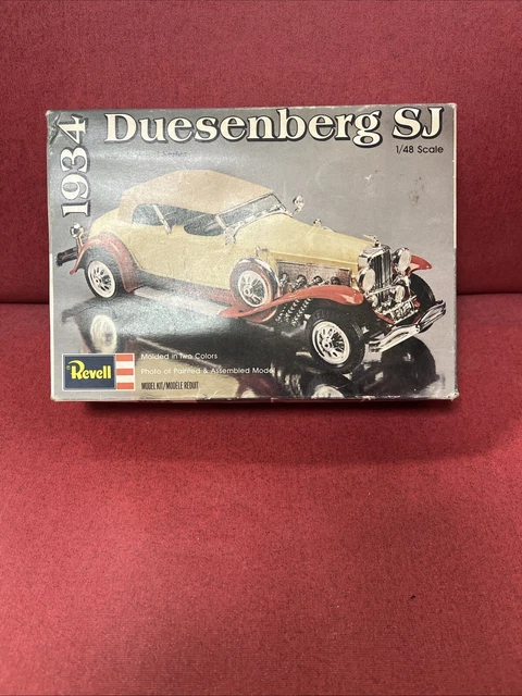 REVELL 1/48 1934 Duesenberg SJ Model Kit Complete £5.00 - PicClick UK
