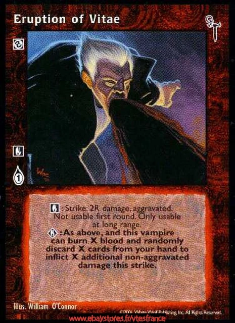 ERUPTION OF VITAE - Combat [Quietus BC1] Final Nights VTES V:TES EUR 2 ...