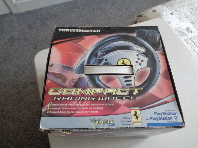 ROUE DE COURSE compacte THRUSTMASTER. Playstation/et 2. Ferrari ...