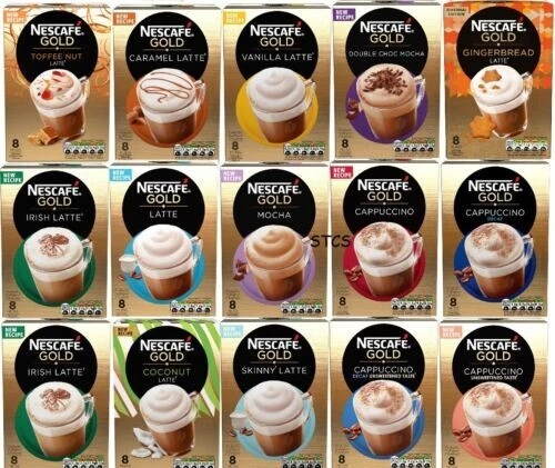 NESCAFE GOLD FROTHY Instant Coffee Sachets 48 Mugs Choice of more than 10 flavor £22.99 ...