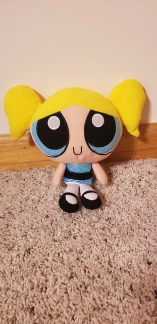 CARTOON NETWORK POWERPUFF GIRLS BUBBLES Talking Plush TOY with Sparkly ...