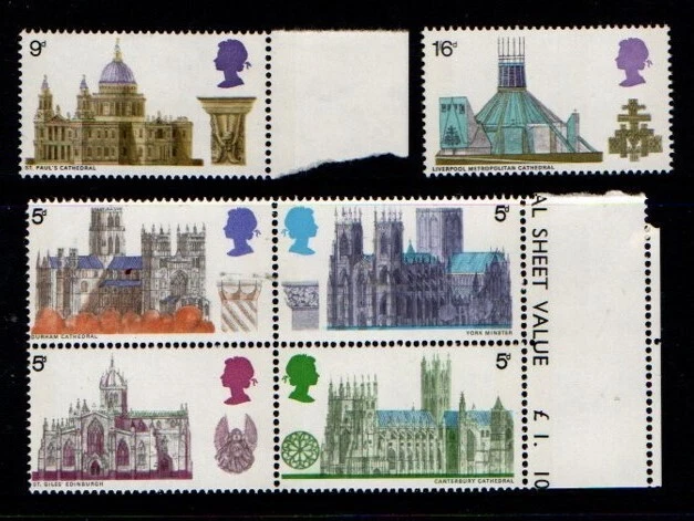 GREAT BRITAIN GB 1969 Architecture SG796-801 MNH $3.00 - PicClick AU
