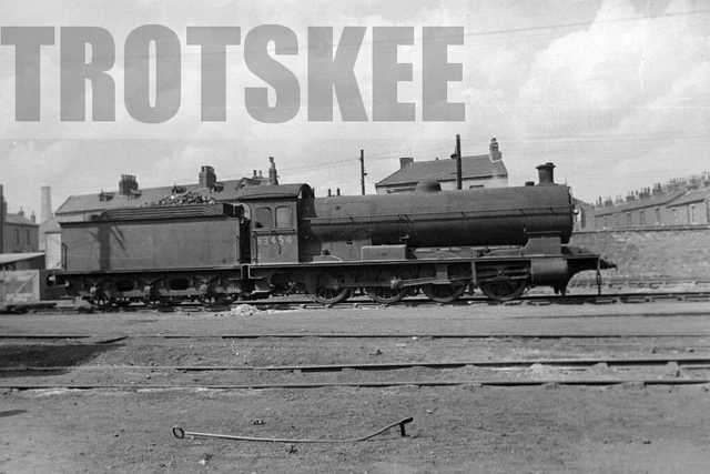 35MM NEGATIVE BR British Railways Steam Loco 63454 Class Q9 West ...