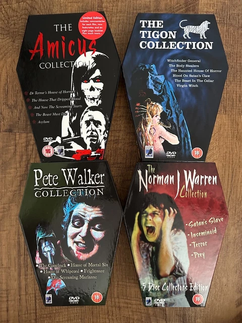 ANCHOR BAY COFFIN DVD Collection, Amicus, Tigon, Pete Walker & Warren ...