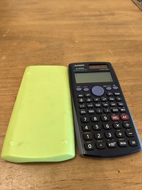CASIO FX-300ES PLUS Scientific Calculator Solar Powered Operated ...