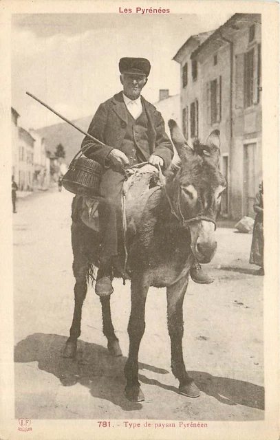 65* PYRENEES type de paysan ane monte RL13.0026 EUR 12,50 - PicClick FR