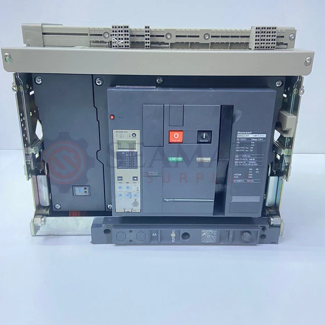 REFURBISHED SCHNEIDER AIR Circuit Breaker NW32H1 3200A 4P, Drawout Type ...