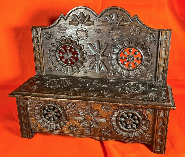 MEUBLE BRETON - 1950 - Banquette Coffre De Poupée EUR 35,00 - PicClick FR