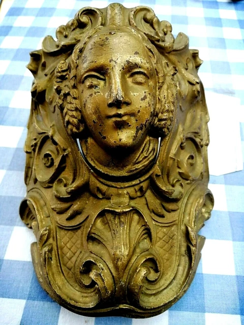 ANCIEN RECEVEUR PASSE boule de billard d'angle bronze tête femme n°2 ... ANCIEN RECEVEUR PASSE boule de billard d'angle bronze tête femme n°2 ...