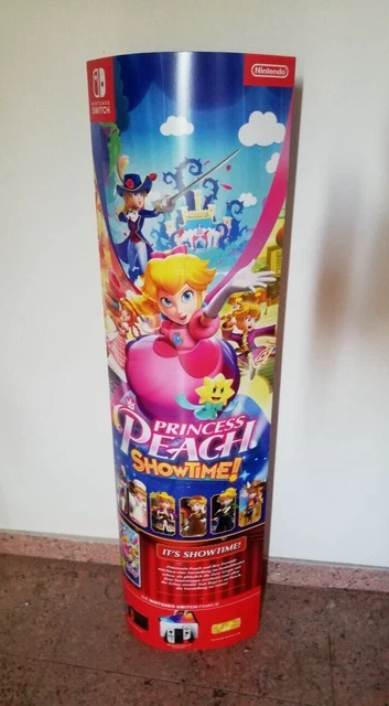 PRINCESS PEACH SHOWTIME store display standee promo Nintendo Switch £53 ...
