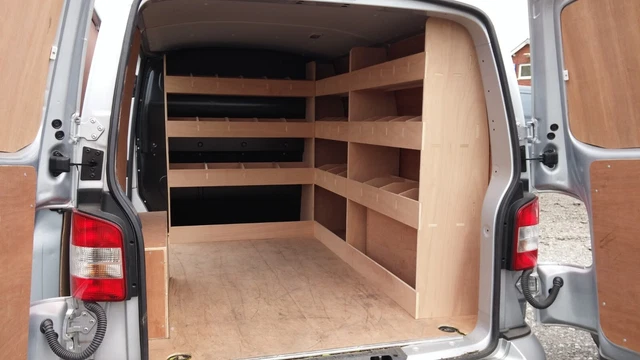 VW TRANSPORTER T5 T6 LWB Triple Van Racking Tool Storage System ...