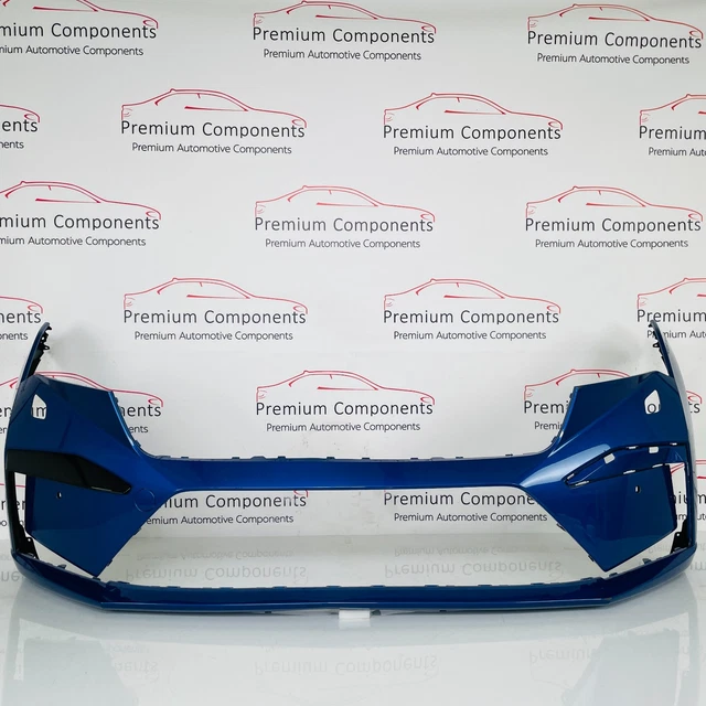 SKODA ENYAQ FRONT Bumper Genuine Blue iV Electric 5LA807221F | 2021 ...