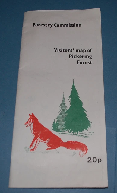 FORESTRY COMMISSION VISITORS'MAP of Pickering Forest Map - 1976 £0.99 ...