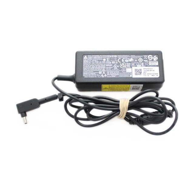 ADAPTOR ACER 19V 2.37A 45W Connector 2 Pins Black KP.04501.017 Original ...