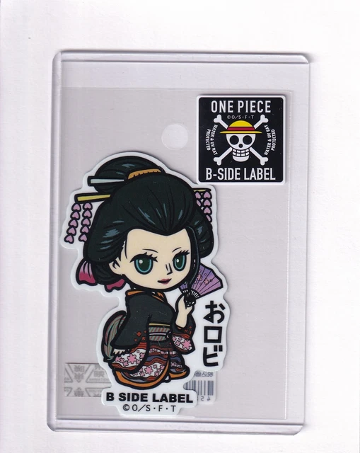 ONE PIECE X B-Side Label Sticker Nico Robin Orobi Japanese Anime F/S ...