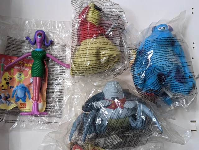 MCDONALDS HAPPY MEAL Toy - Disney Pixar Monsters Inc - Set of 4 £12.99 ...