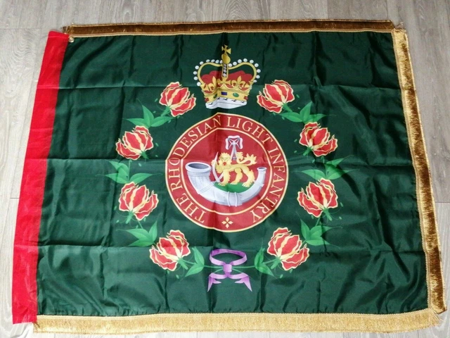 THE RHODESIAN LIGHT Infantry Regimental colours flag £30.00 - PicClick UK