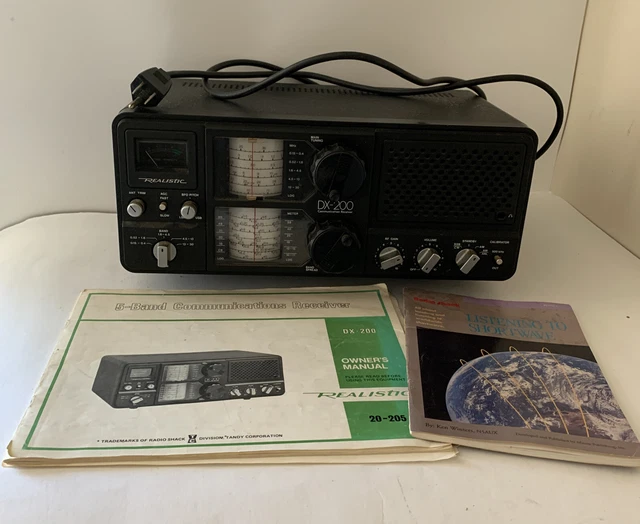 REALISTIC DX-200 20-205 Radio 5 Band Shortwave Communications Receiver ...