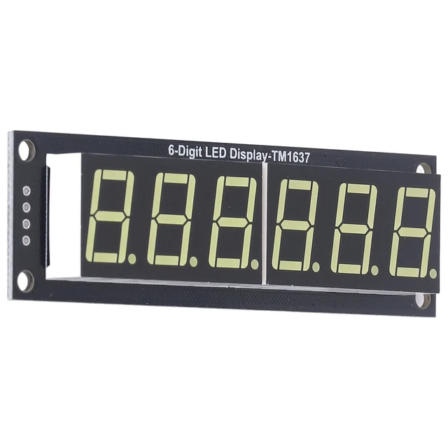 Composant électronique LED HiLetgo - Affichage LED 4 Digits TM1637 ...